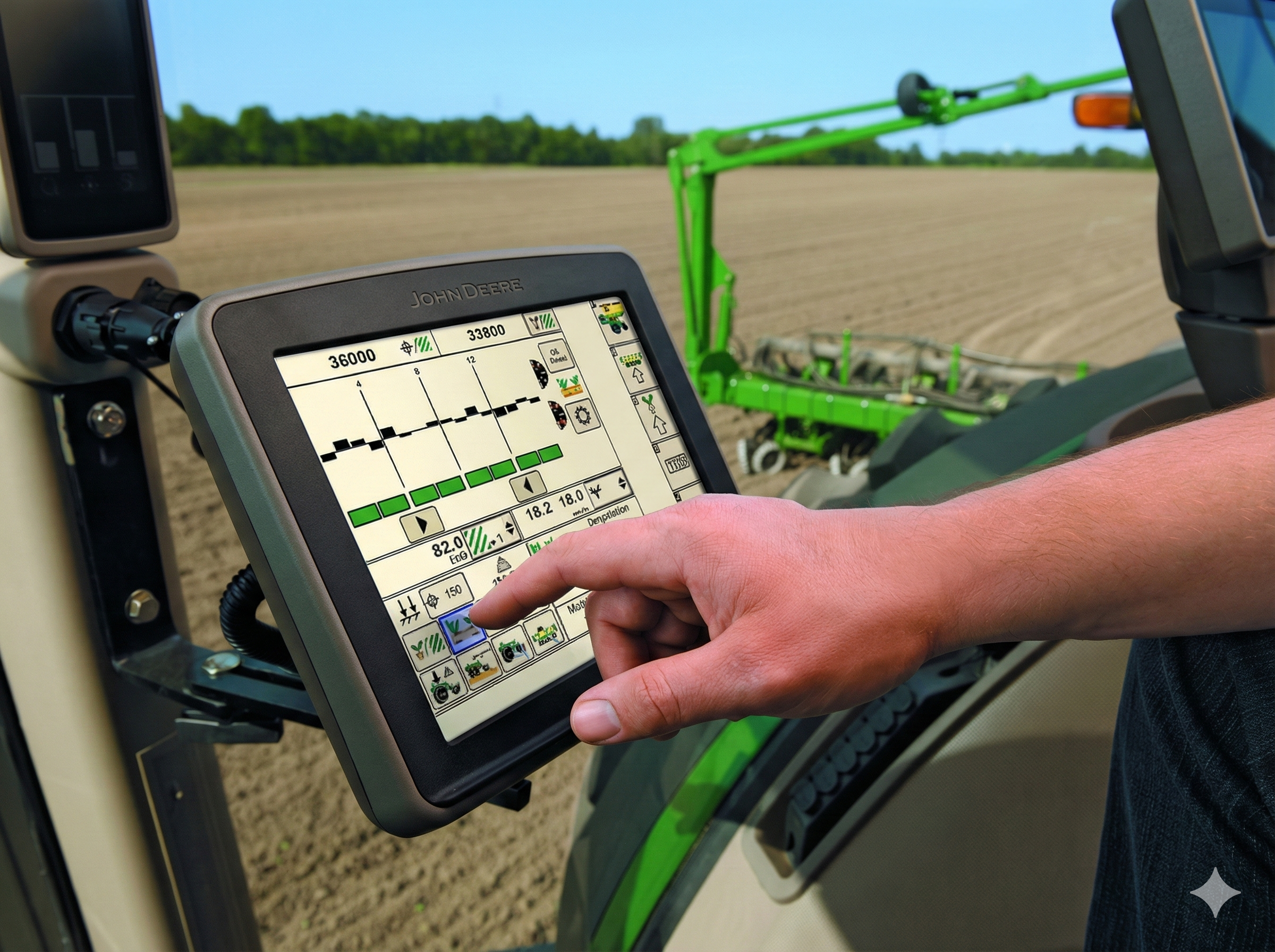John Deere 2630 GreenStar 3 Bubble Repair & Touchscreen Replacement ...